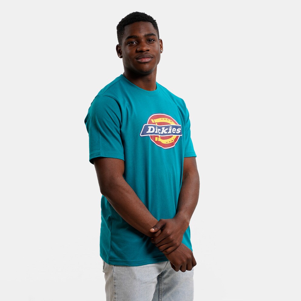 Dickies Icon Logo Ανδρικό T Shirt Μπλε Dk0a4xc9e641