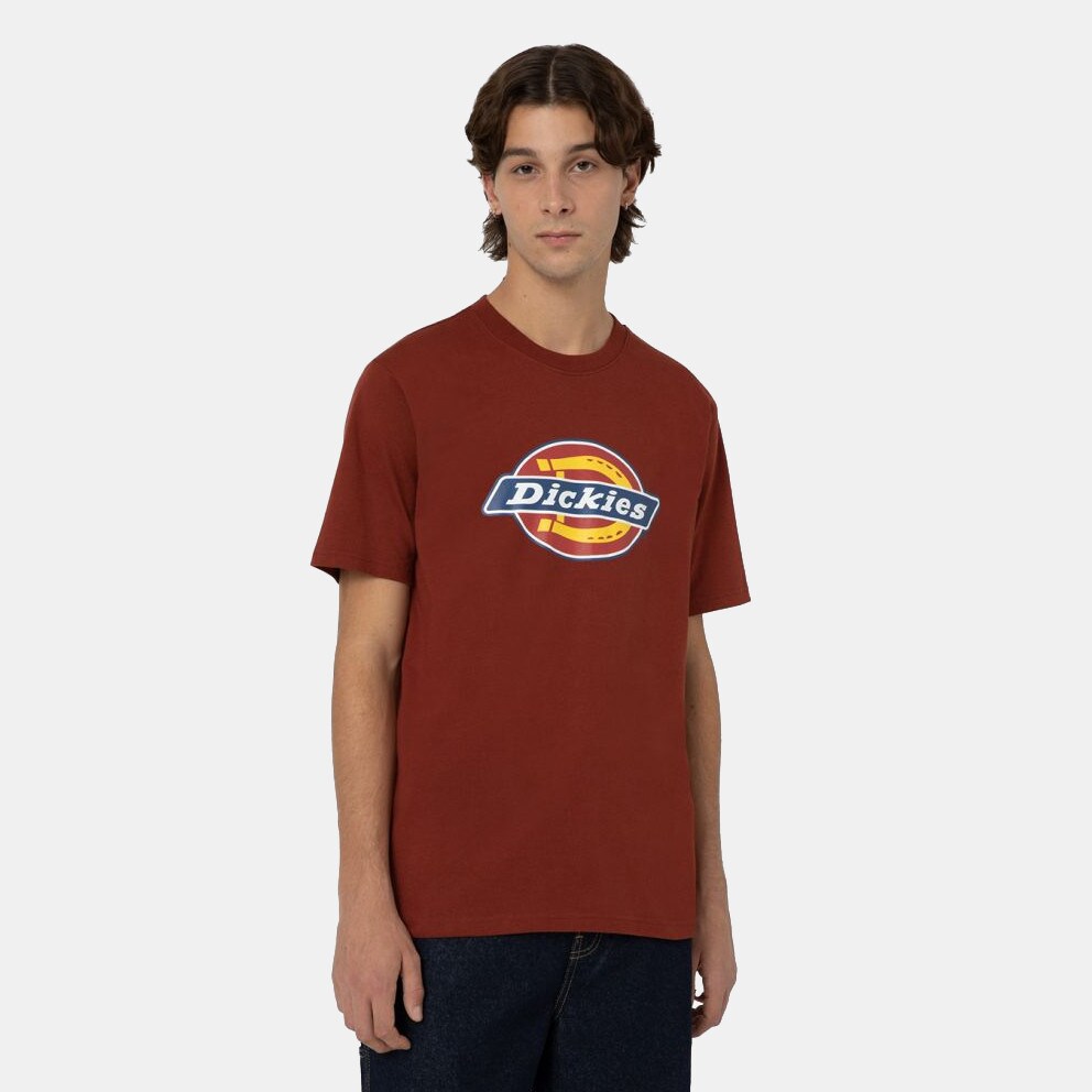 Dickies Icon Logo Ανδρικό T Shirt Μπορντό Dk0a4xc9g041